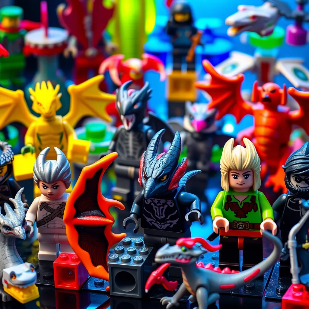 Explore Mega Bloks Dragons Minifigures and Their Features : LevelUpTalk