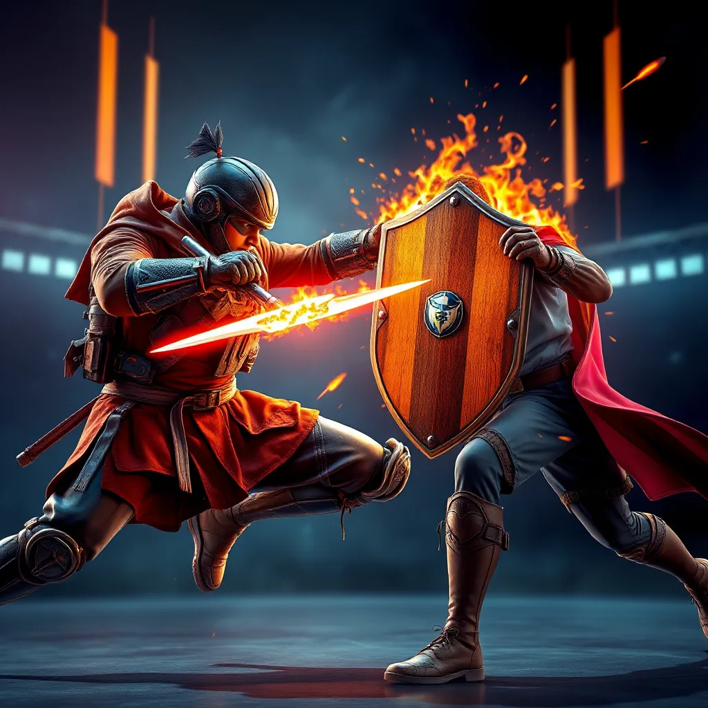 Melee Attack Strategies Against Shielded Opponents : LevelUpTalk
