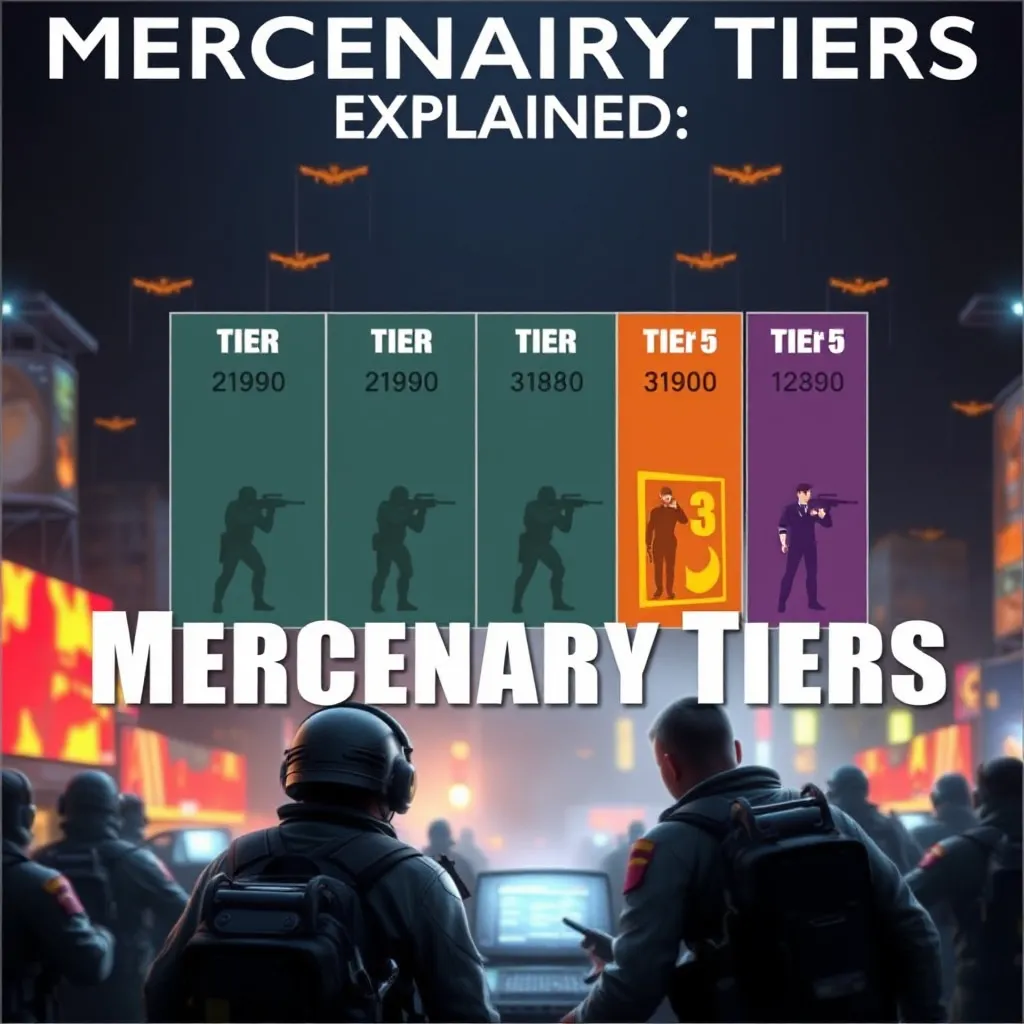 Understanding Mercenary Tiers: How Rankings Work : LevelUpTalk