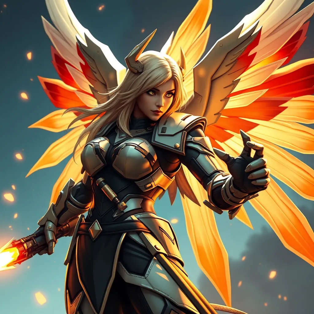 Potential Mercy Skins Linked to New Mythic Weapon : LevelUpTalk