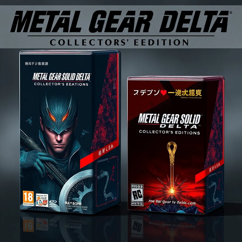 Metal Gear Solid Delta: US vs Japanese Collector's Editions : LevelUpTalk