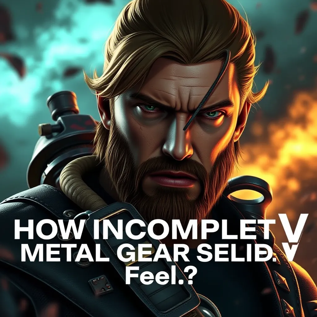 How Incomplete Does Metal Gear Solid V Really Feel? : LevelUpTalk