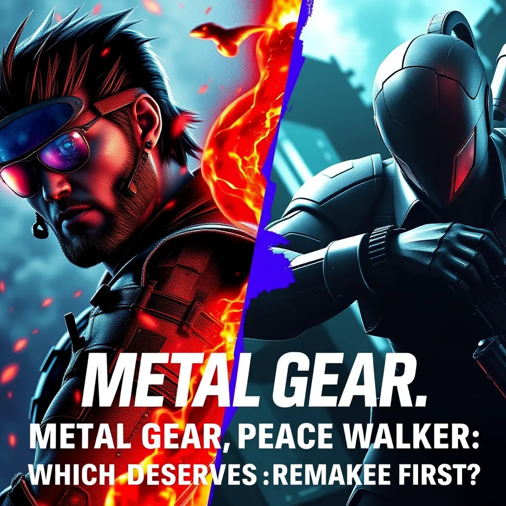Metal Gear vs. Peace Walker: Which Deserves a Remake First? : LevelUpTalk