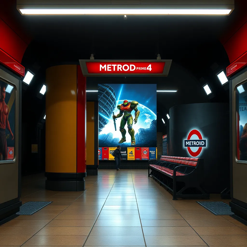 London Tube Ad Claims Metroid Prime 4 Is Out Now : LevelUpTalk
