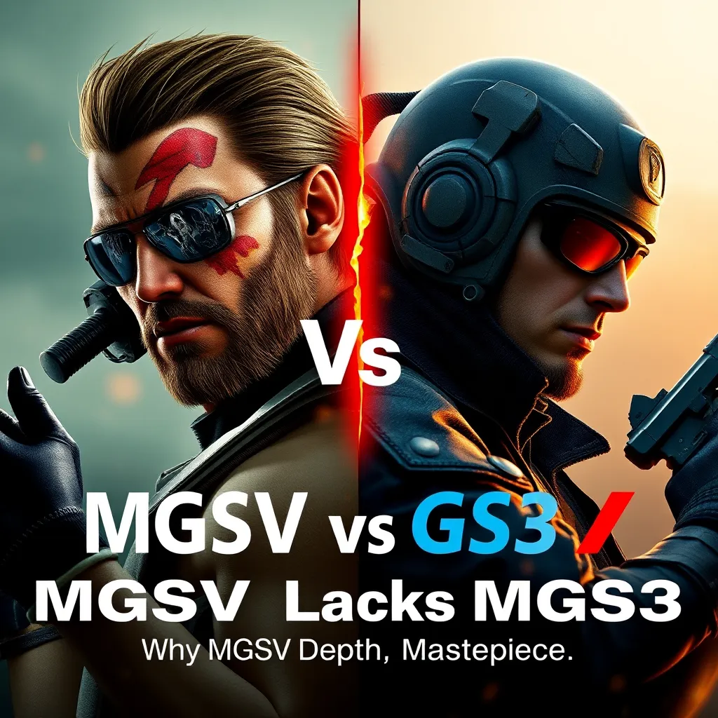 Why MGSV Lacks Depth Compared to MGS3 : LevelUpTalk