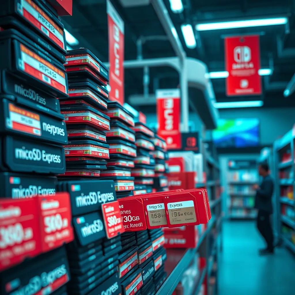 microSD Express Cards Sell Out Fast After Switch 2 Reveal : LevelUpTalk