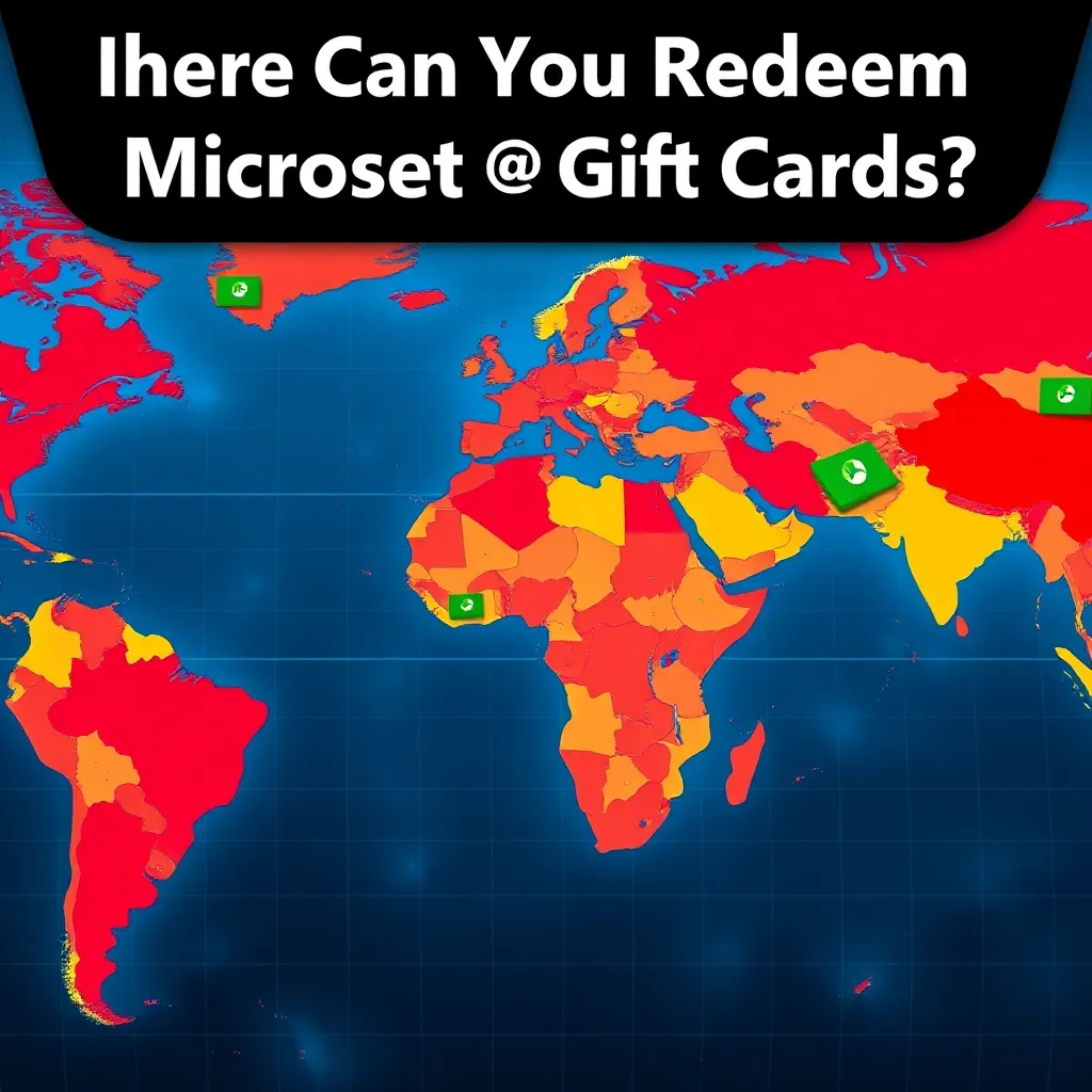 Where Can You Redeem Microsoft Gift Cards Globally? : LevelUpTalk