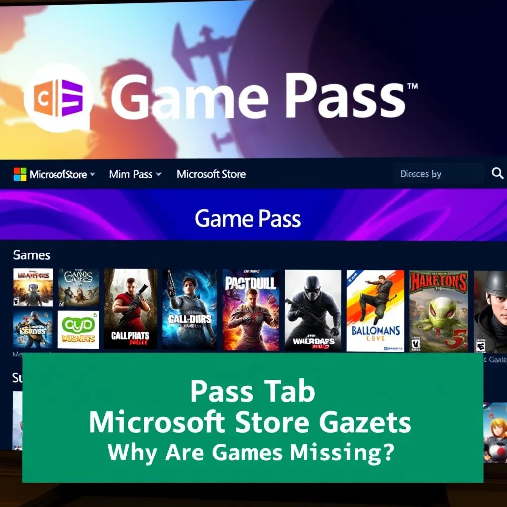 Game Pass Tab in Microsoft Store: Why Are Games Missing? : LevelUpTalk