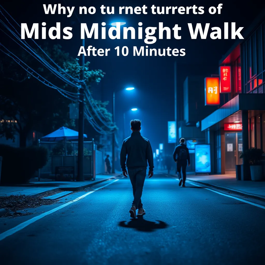 Why Turning Off Midnight Walk After 10 Minutes Matters : LevelUpTalk