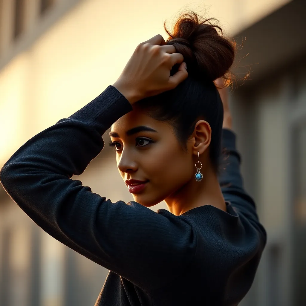 Millicent's Unique Technique for Tying Hair with One Arm : LevelUpTalk