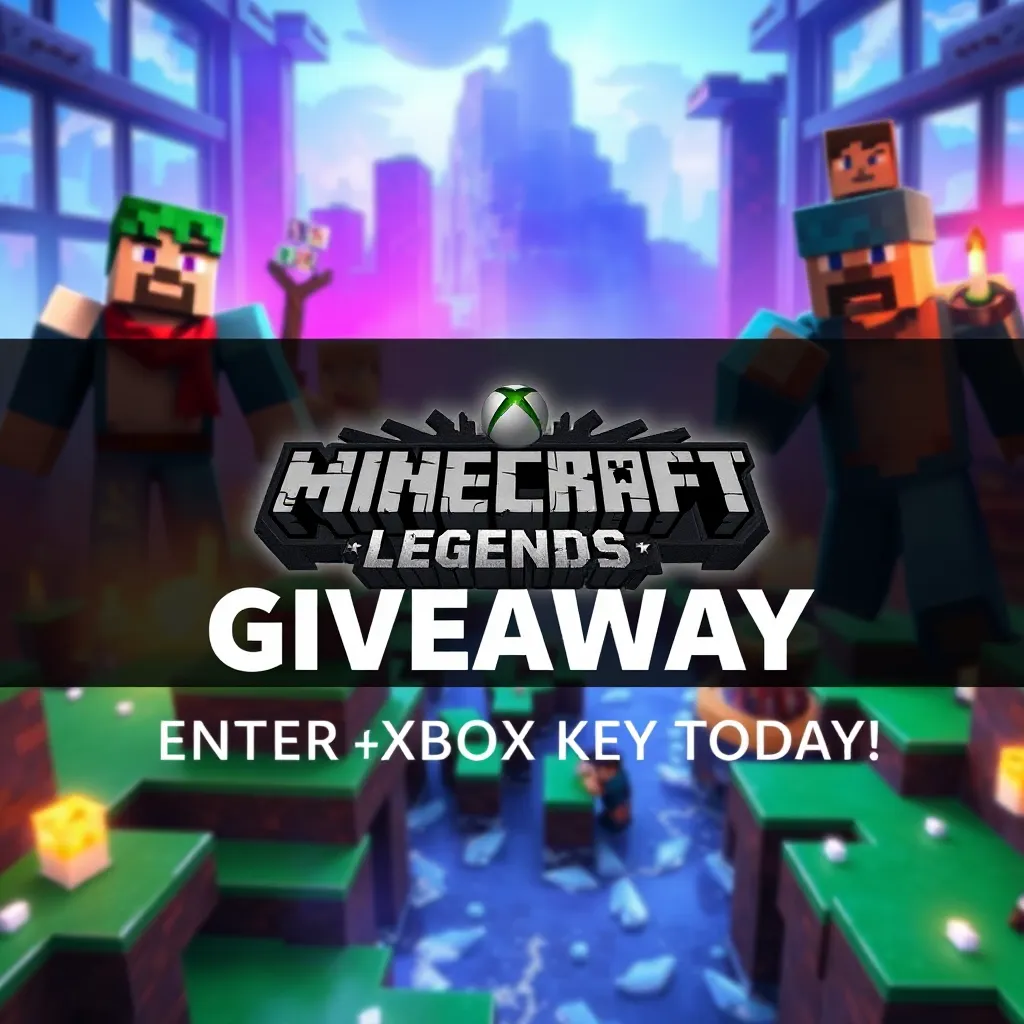 Win a Minecraft Legends PC and Xbox Key Today! : LevelUpTalk