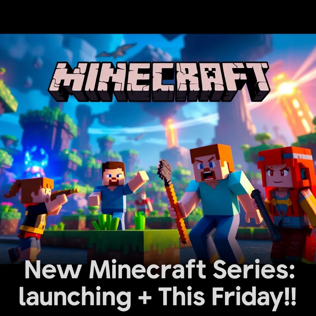 Exciting New Minecraft Series Launching This Friday! : LevelUpTalk