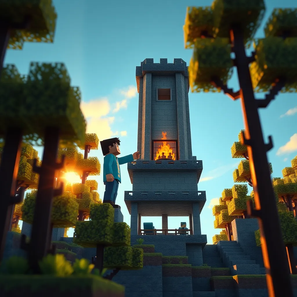 Minecraft Firewatch Tower: Building Fun with Friends : LevelUpTalk