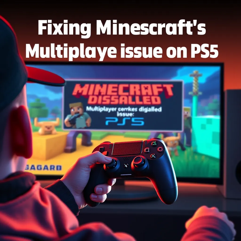 Fixing Minecraft's Multiplayer Disabled Issue on PS5 : LevelUpTalk
