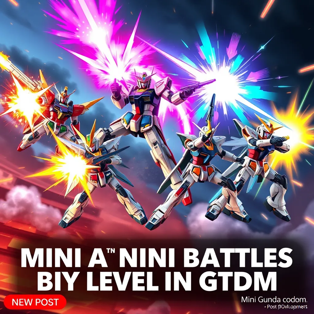 Master Mini Gundam Battles by Leveling Up in GTDM : LevelUpTalk