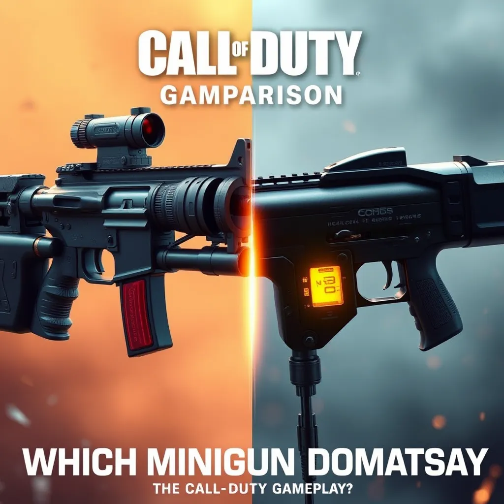 Which Minigun Dominates in Call of Duty Gameplay? : LevelUpTalk