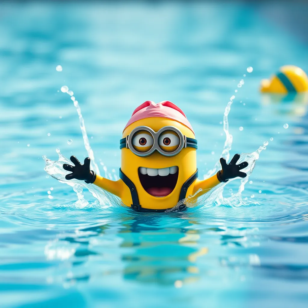 Minion Takes a Dive: Fun in the Water : LevelUpTalk