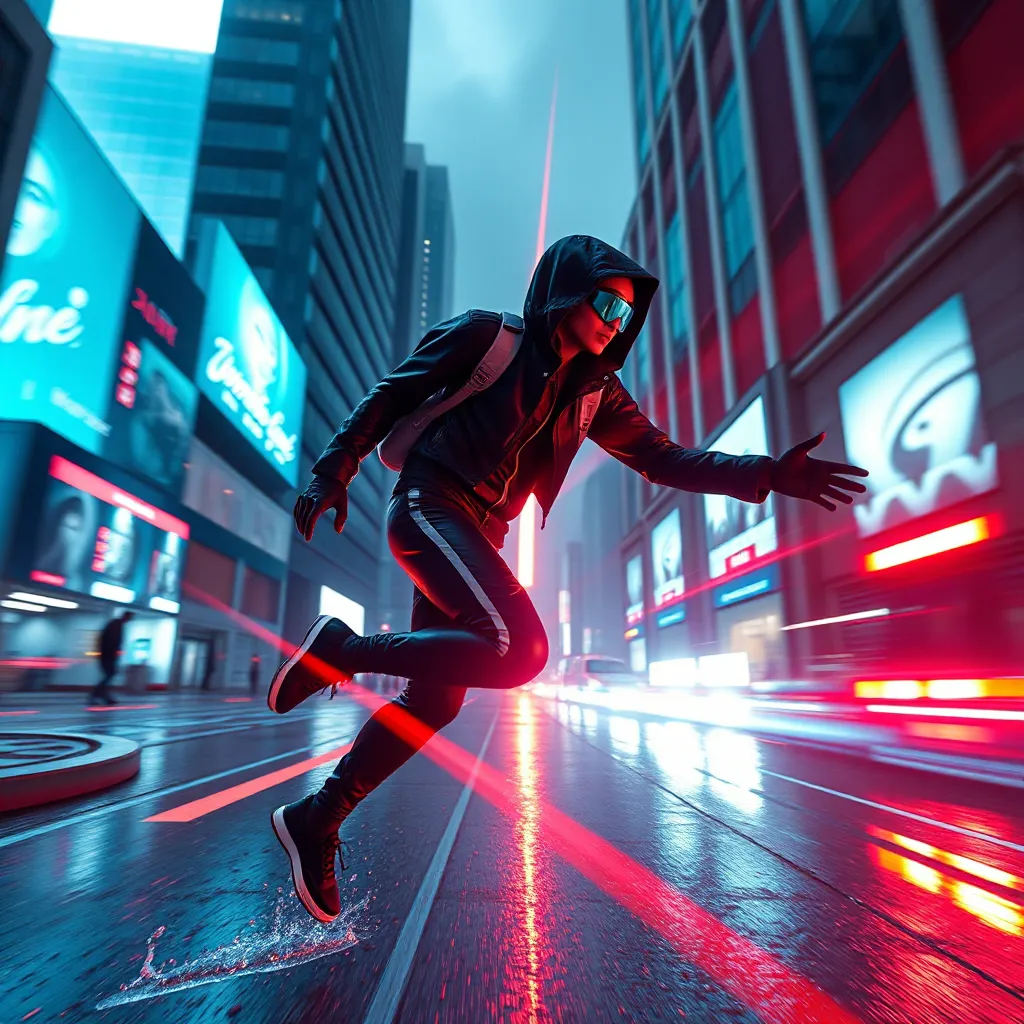 Creative Mirrors Edge Poster Design Sparks Interest : LevelUpTalk