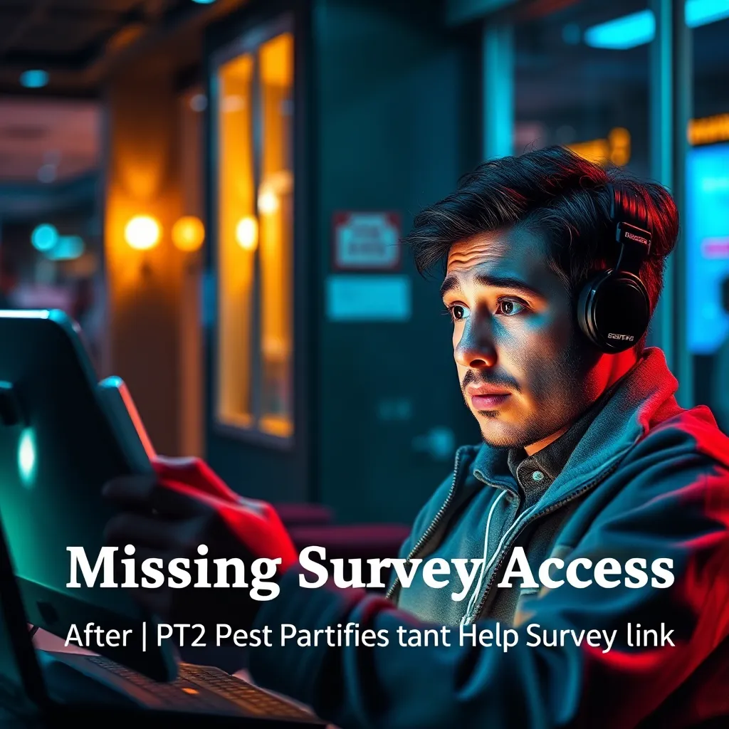 Missing Survey Access After PT2 Participation: Help Needed : LevelUpTalk