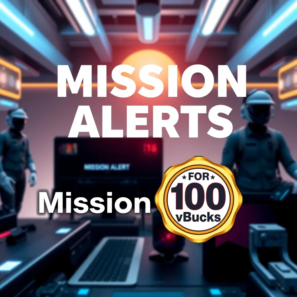 Unlock Mission Alerts for 100 vBucks Today! : LevelUpTalk