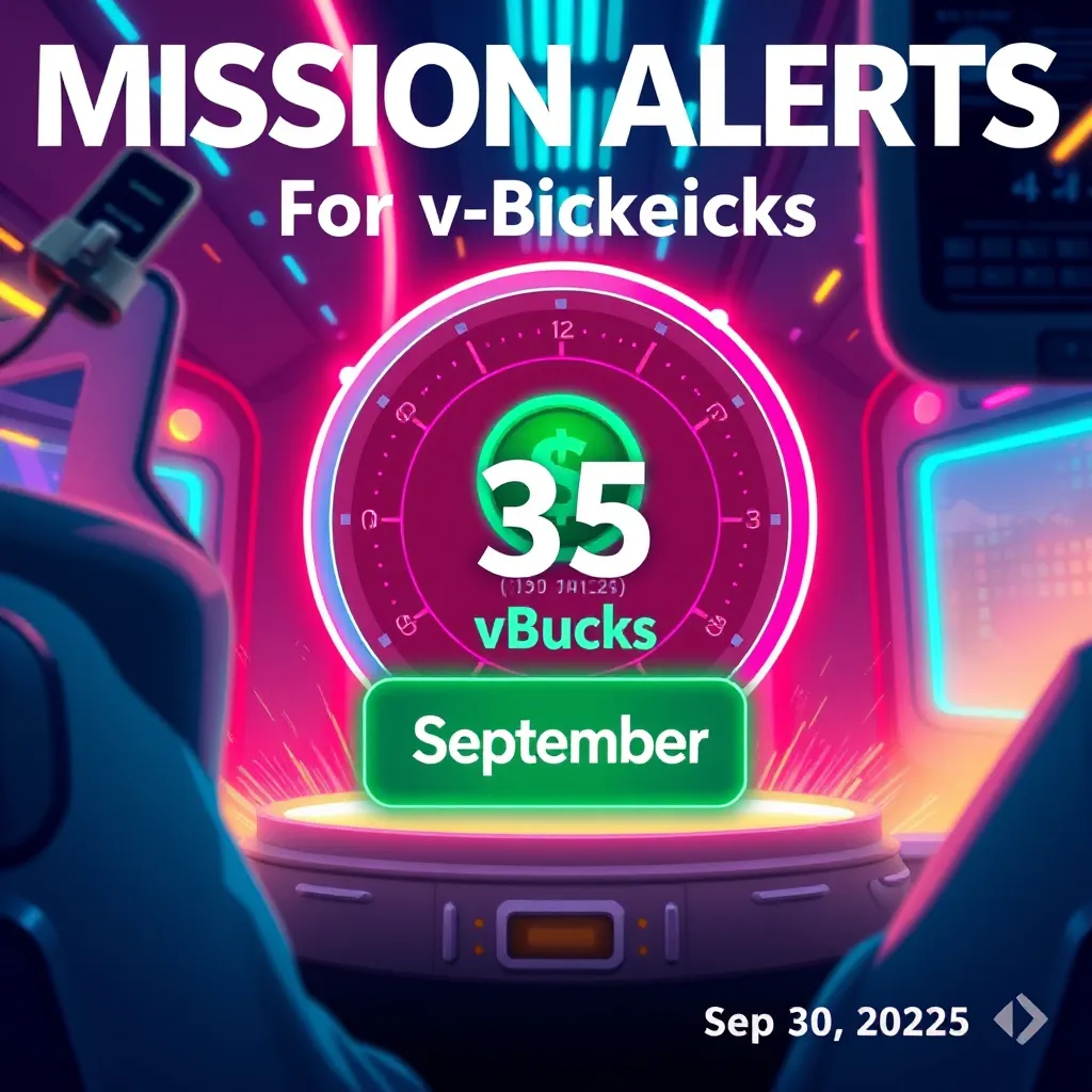 Mission Alerts Available for 35 vBucks on September 30 : LevelUpTalk