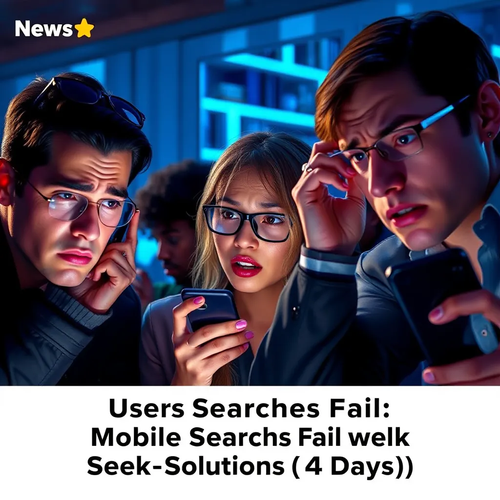 Mobile Searches Fail: Users Seek Solutions After 4 Days : LevelUpTalk