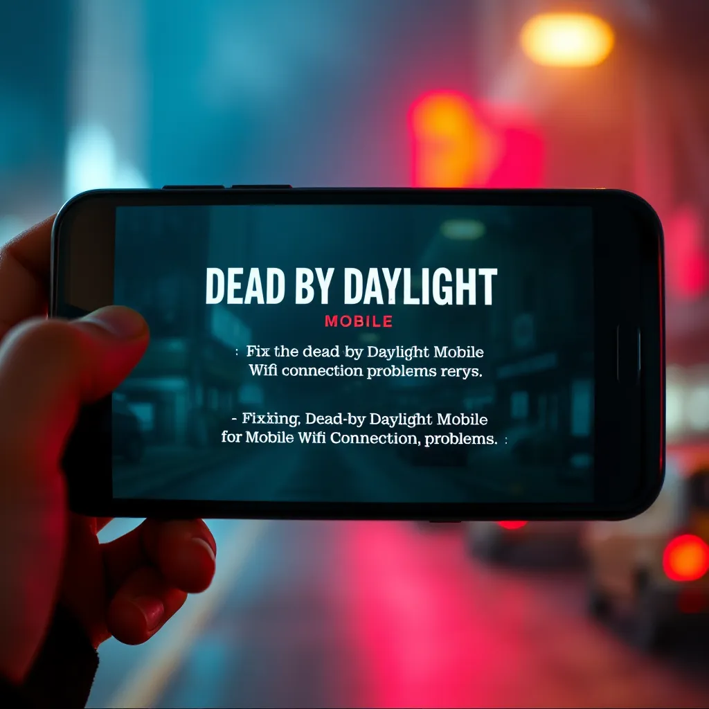 Fixing Dead by Daylight Mobile Wifi Connection Errors : LevelUpTalk