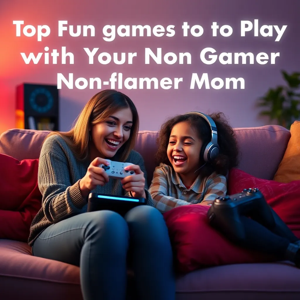 Top Fun Games to Play with Your Non-Gamer Mom : LevelUpTalk