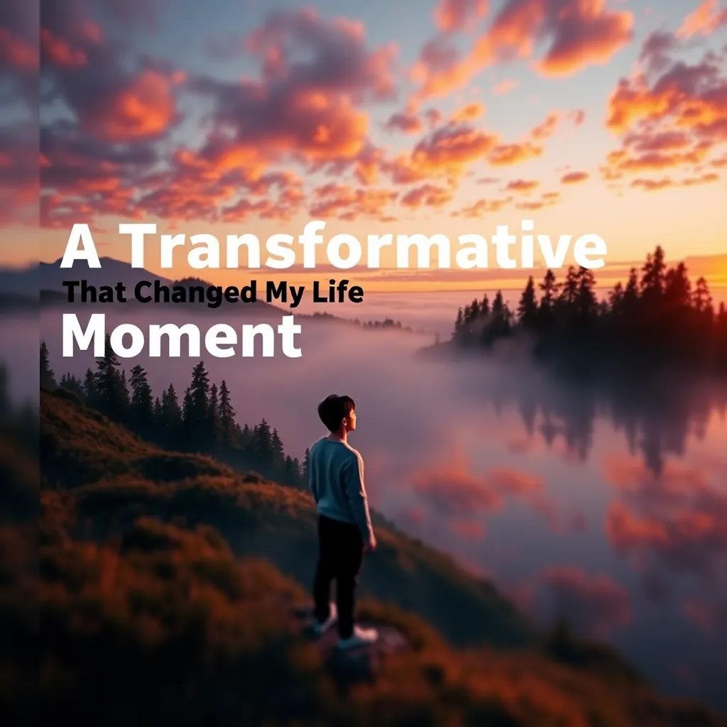 A Transformative Moment That Changed My Life Forever : LevelUpTalk