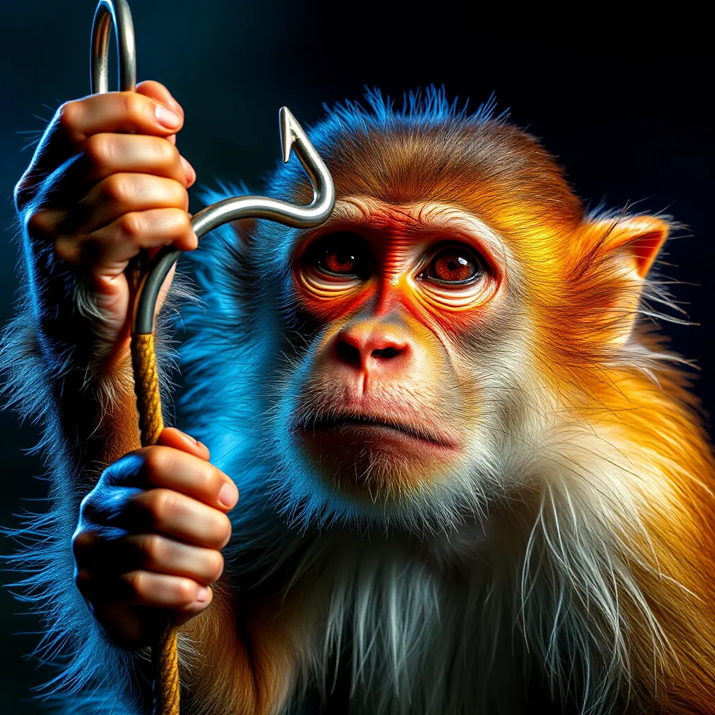 A Shocking Encounter: Nasty Hook on Monkey Caught : LevelUpTalk