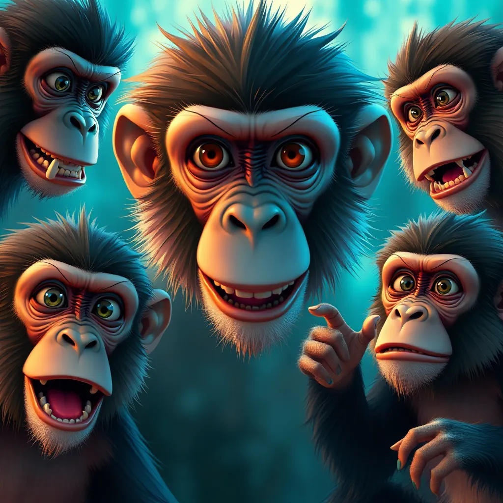 Discover the Monkey Behind Your Monster Face : LevelUpTalk