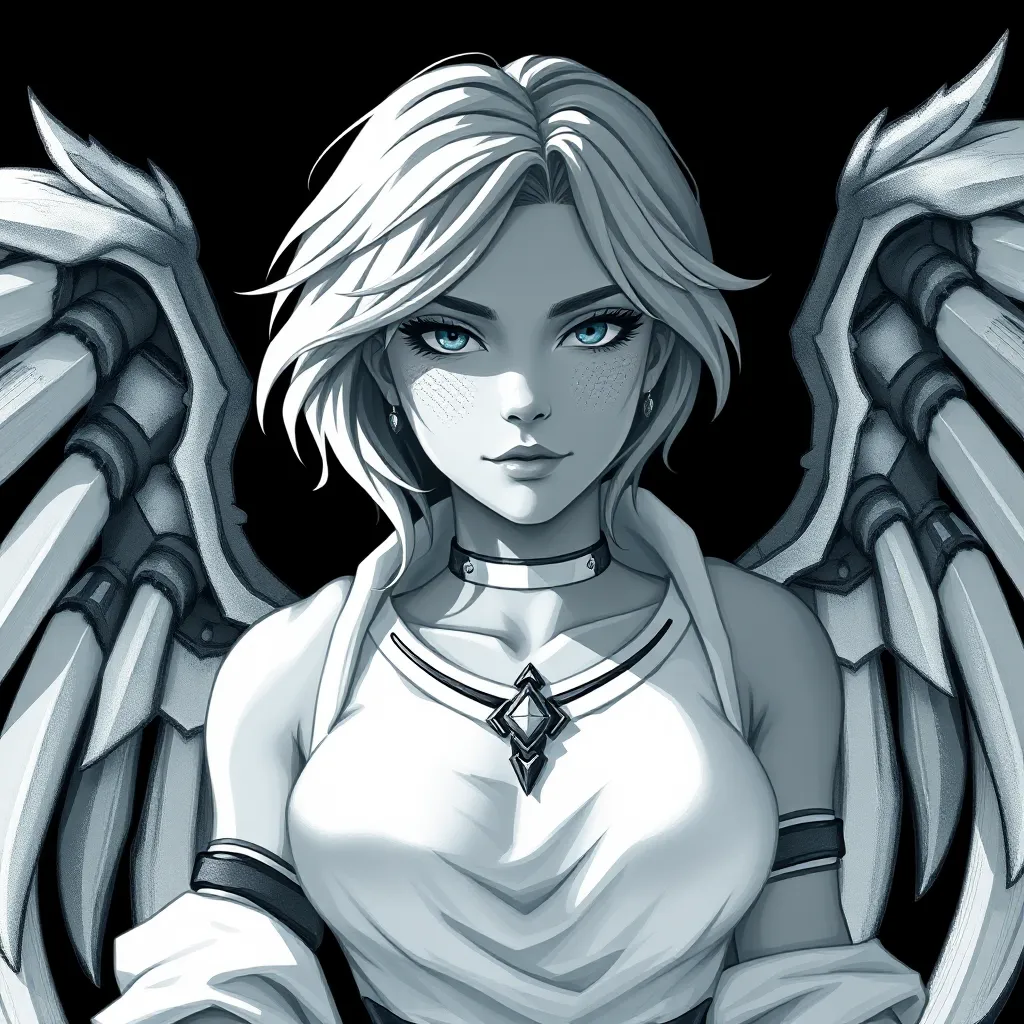 Creating a Monochrome Mercy Poster for a Friend : LevelUpTalk