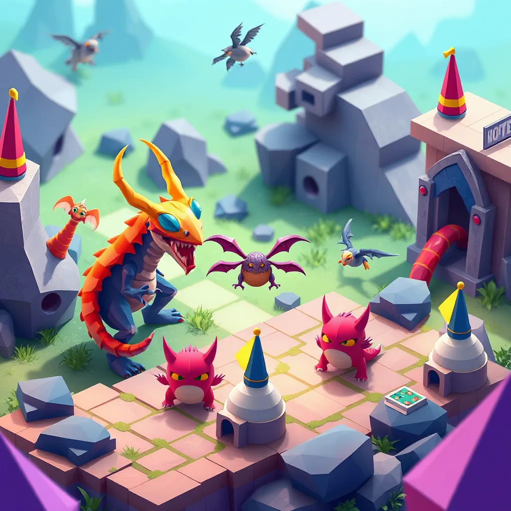 Mobile Isometric Low Poly Game: Create Your Monsters : LevelUpTalk
