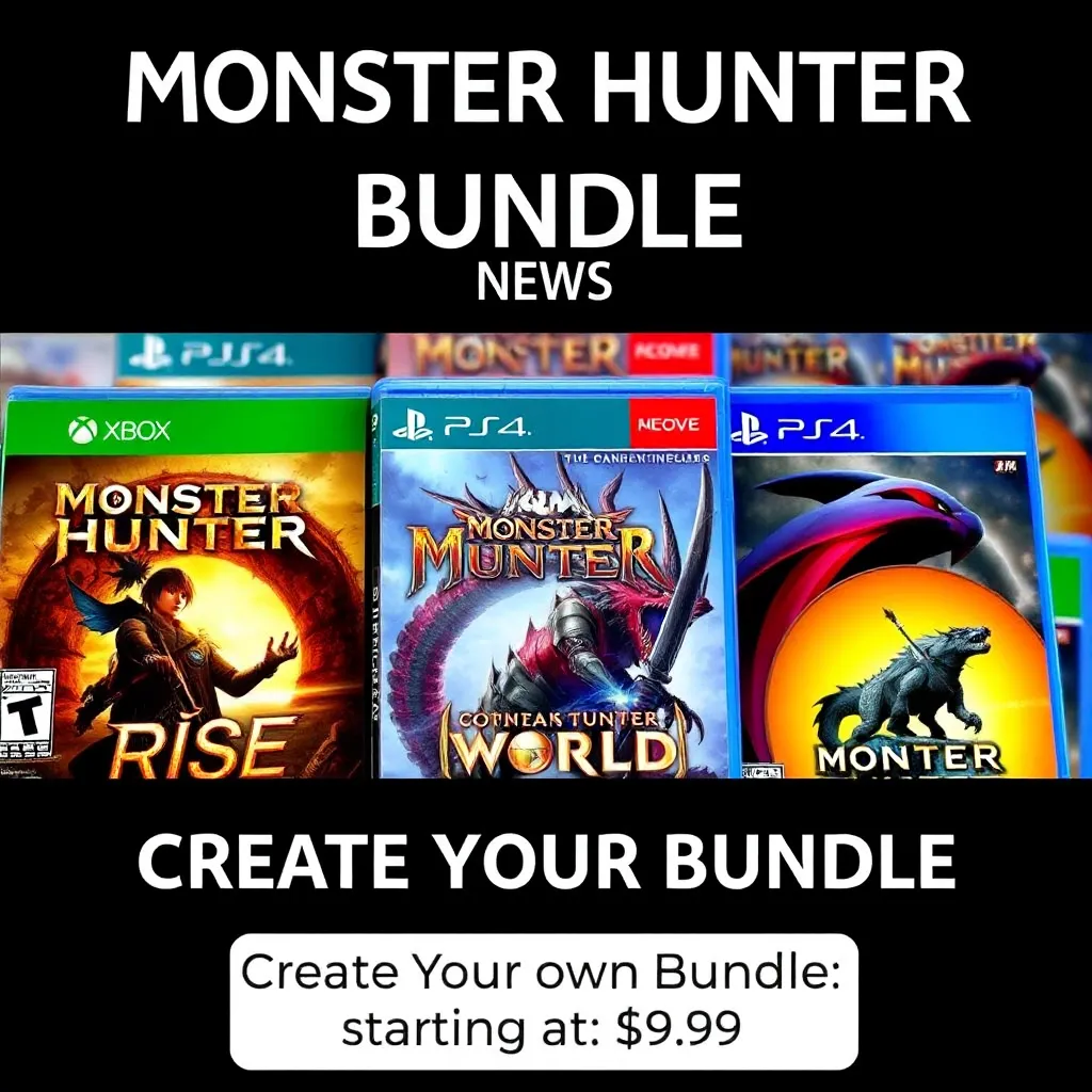 Create Your Own Monster Hunter Bundle Starting at $9.99 : LevelUpTalk