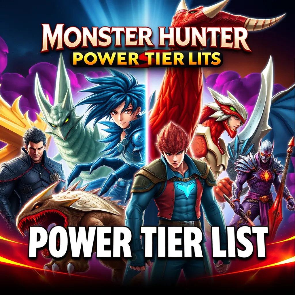 Ultimate Monster Hunter Power Tier List for Gamers : LevelUpTalk