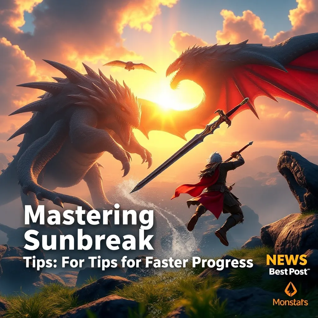 Mastering the Sunbreak Story: Tips for Faster Progress : LevelUpTalk