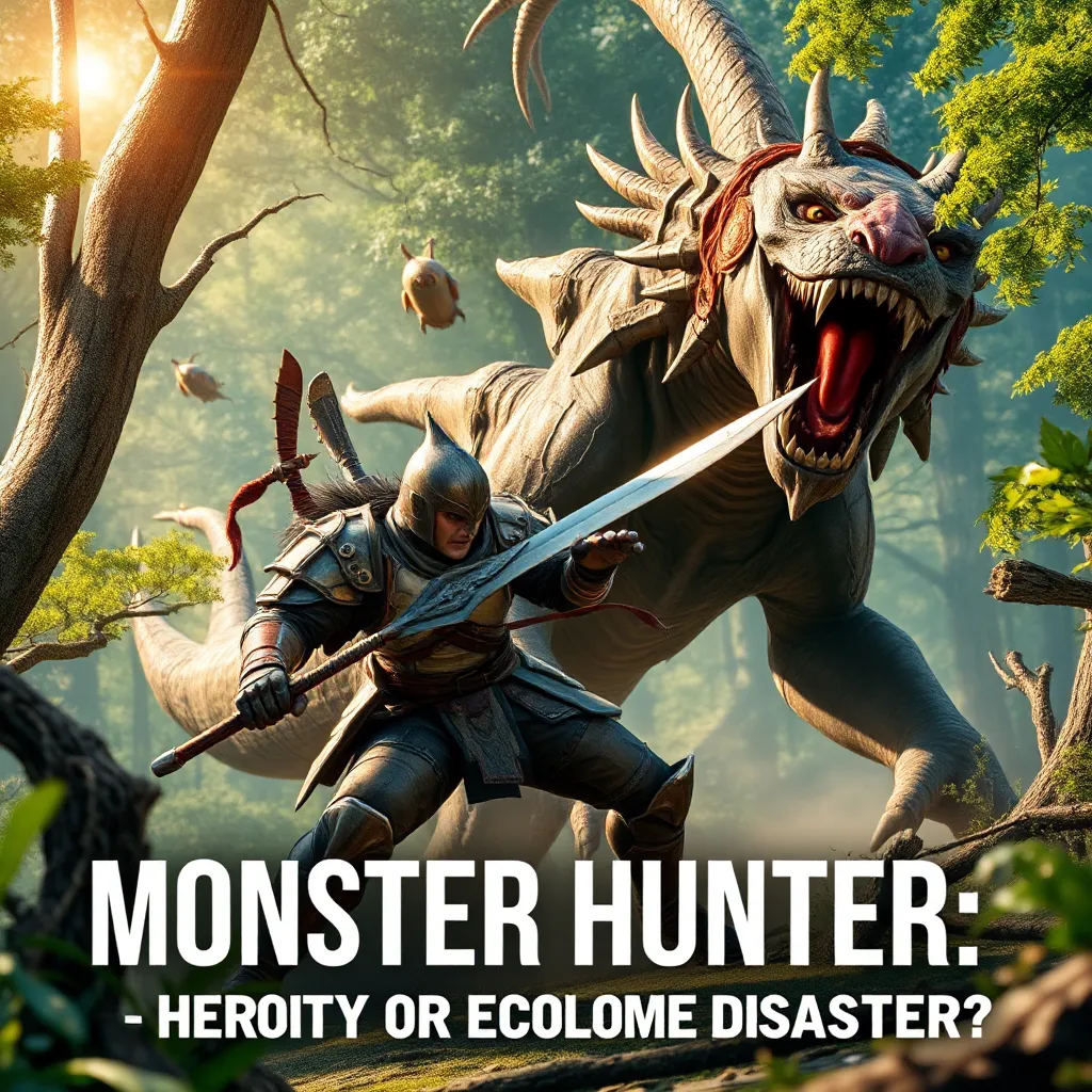 Monster Hunter Franchise: Heroism or Ecological Disaster? : LevelUpTalk