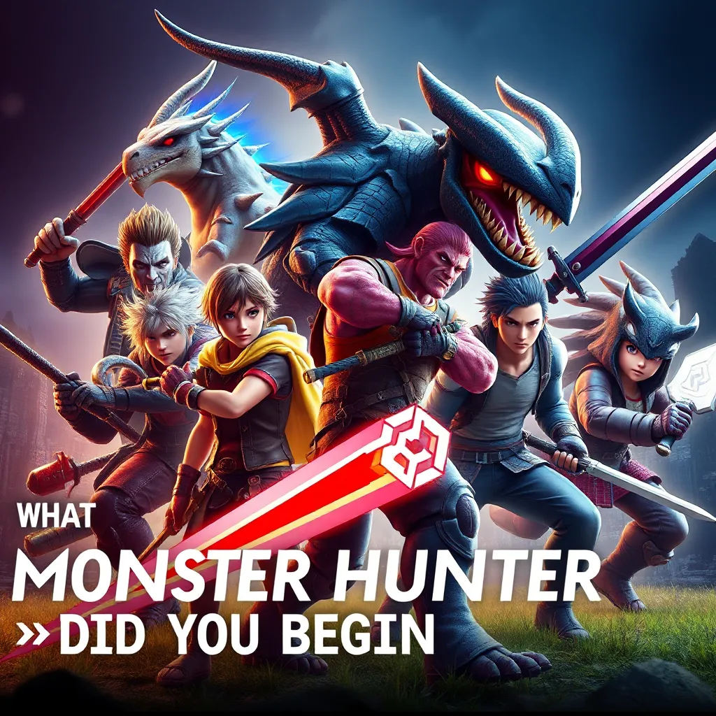 What Monster Hunter Game Did You Begin With? : LevelUpTalk
