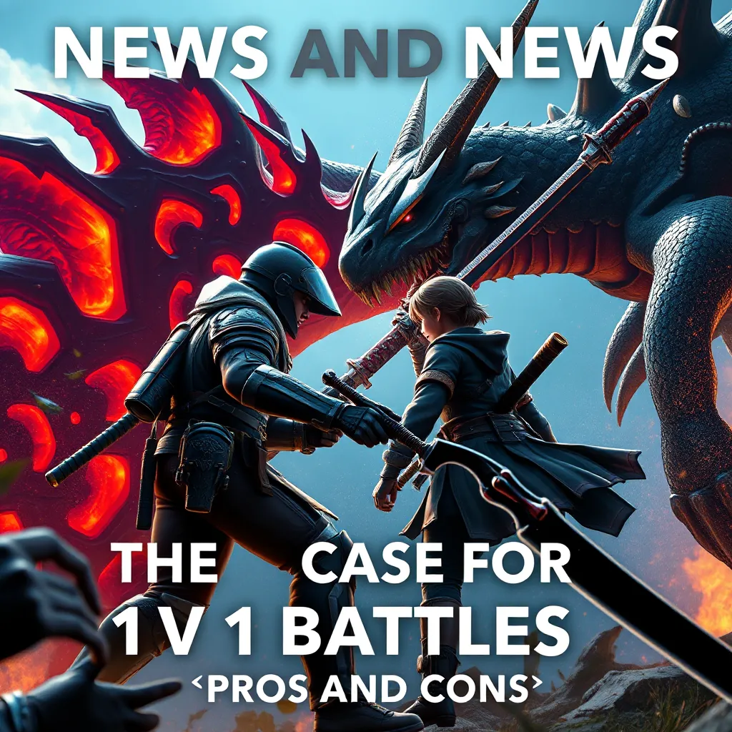 The Case for 1v1 Battles in Monster Hunter: Pros and Cons : LevelUpTalk
