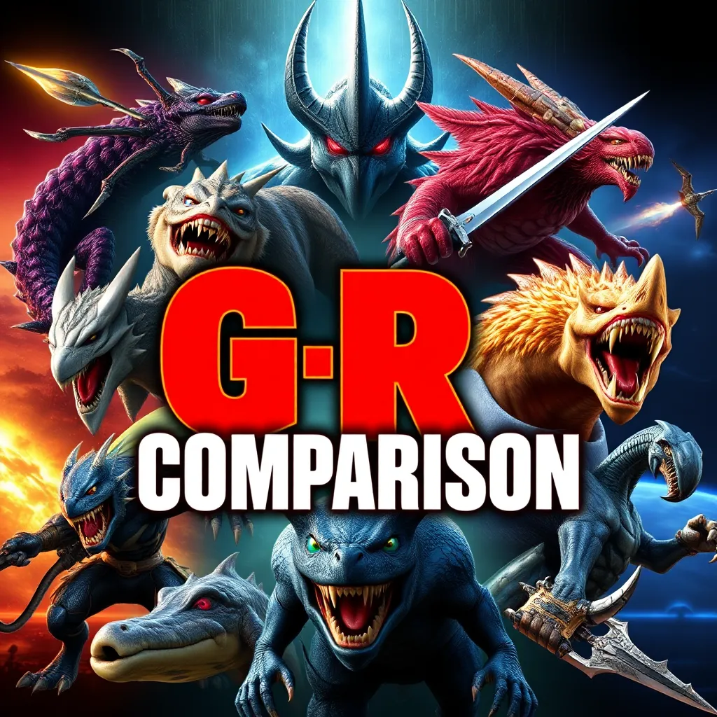 Comparing G Rank Toughness in Monster Hunter Games : LevelUpTalk