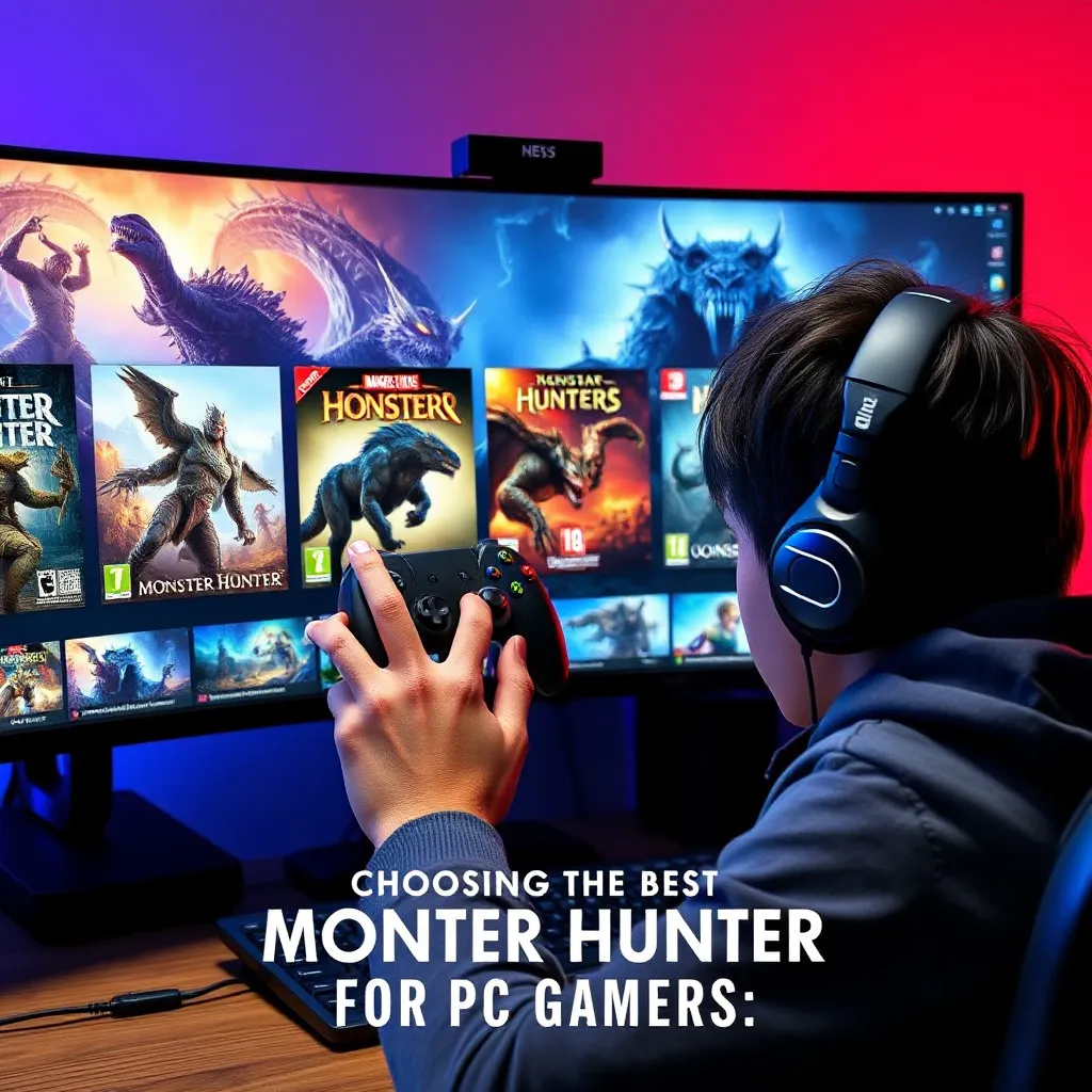 Choosing the Best Monster Hunter Title for PC Gamers : LevelUpTalk