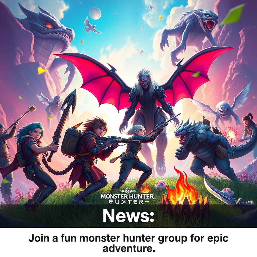 Join a Fun Monster Hunter Group for Epic Adventures : LevelUpTalk