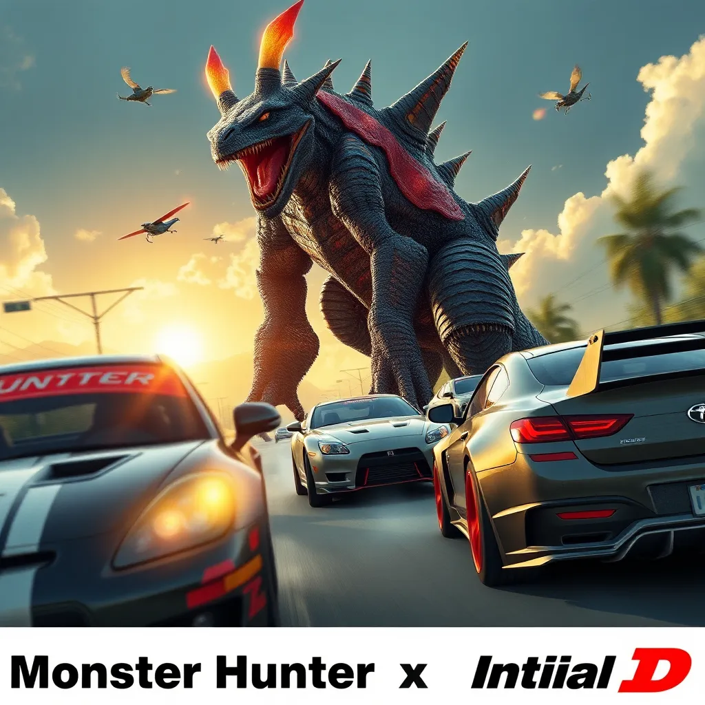 Monster Hunter x Initial D: A Hybrid Adventure Awaits : LevelUpTalk