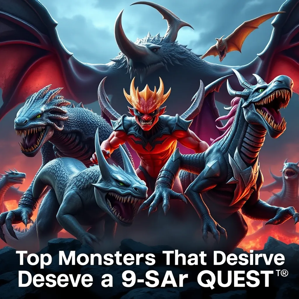 Top Monsters That Deserve a 9-Star Quest : LevelUpTalk