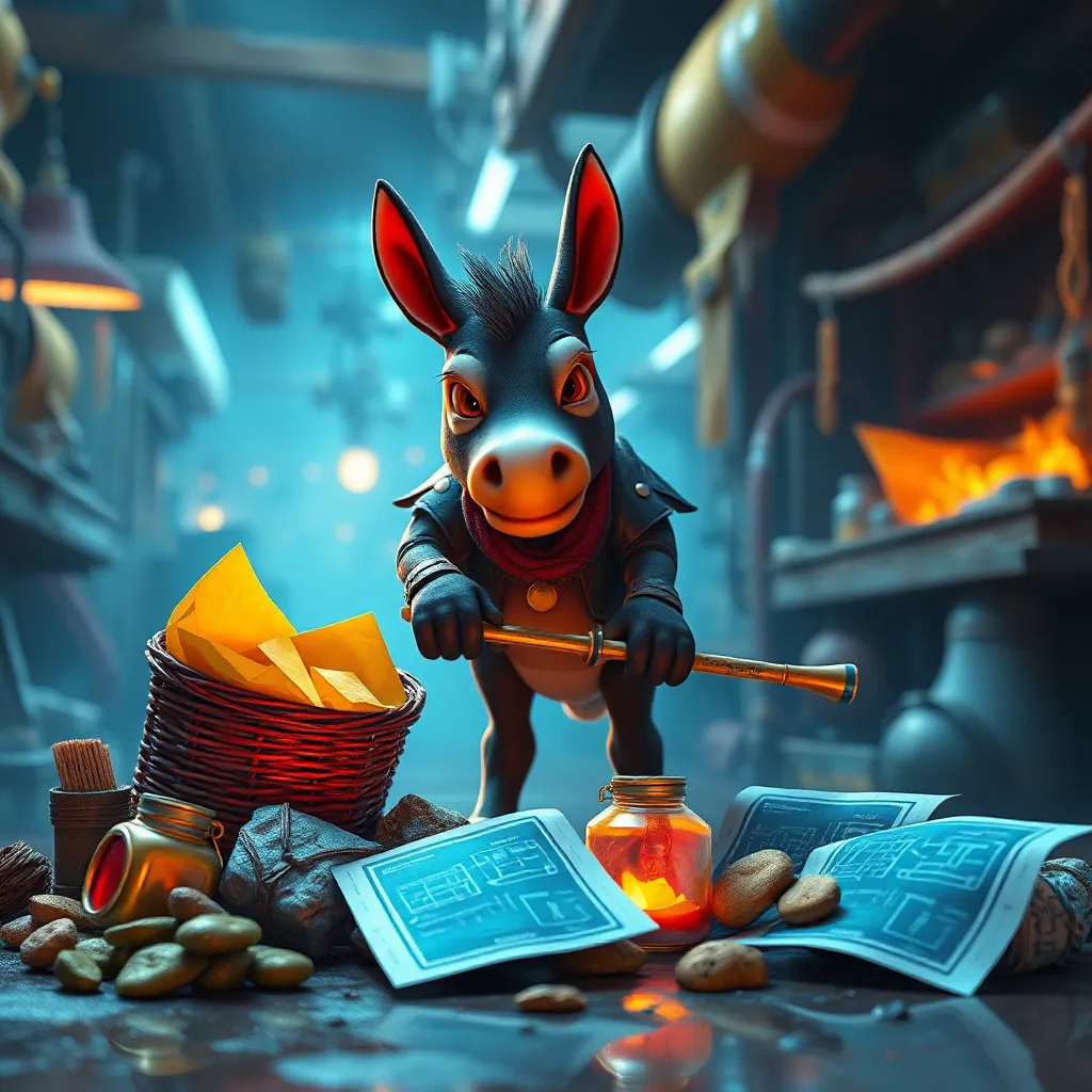 Max Out Materials: Mule Characters and Blueprints : LevelUpTalk