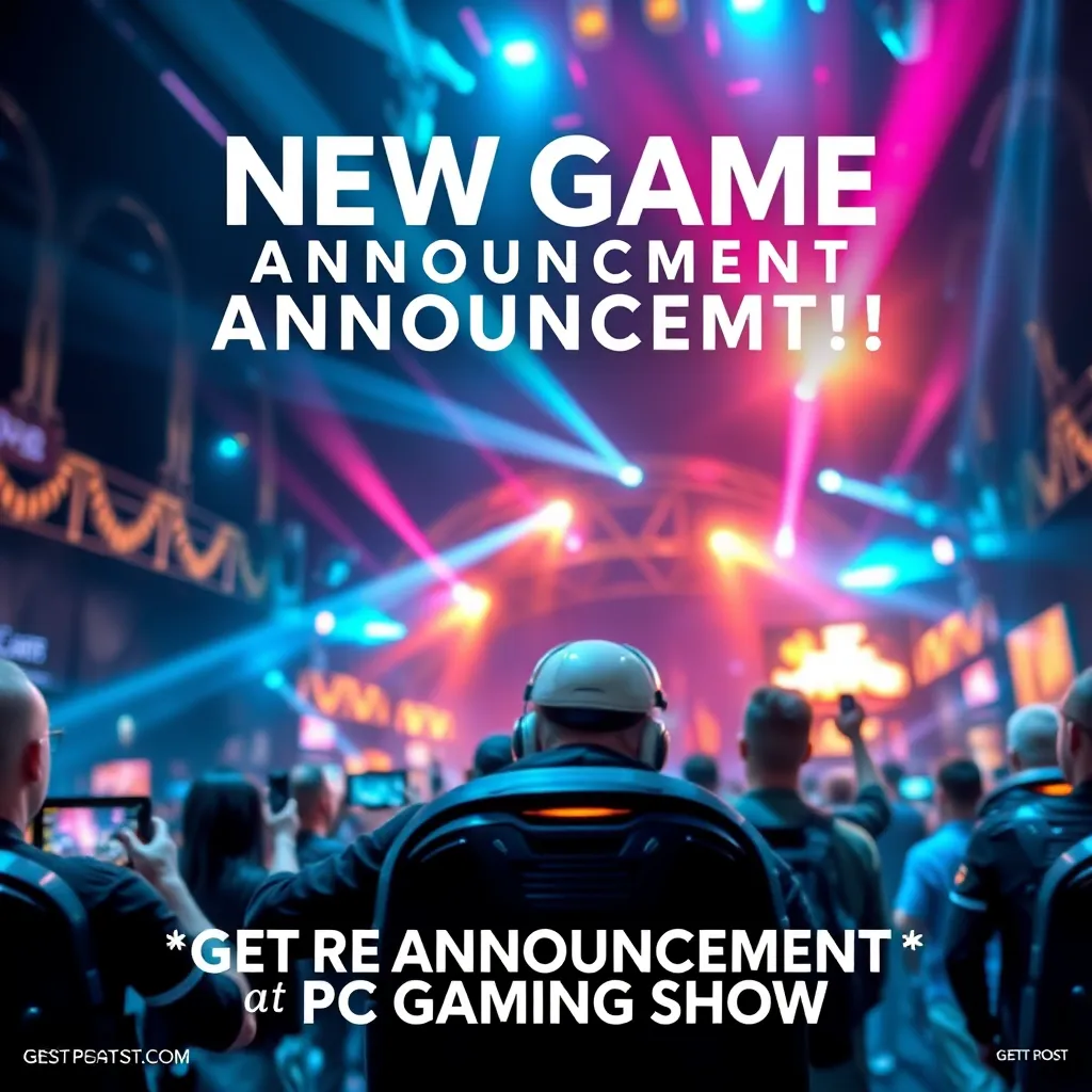 Get Ready: New Game Announcement at PC Gaming Show : LevelUpTalk