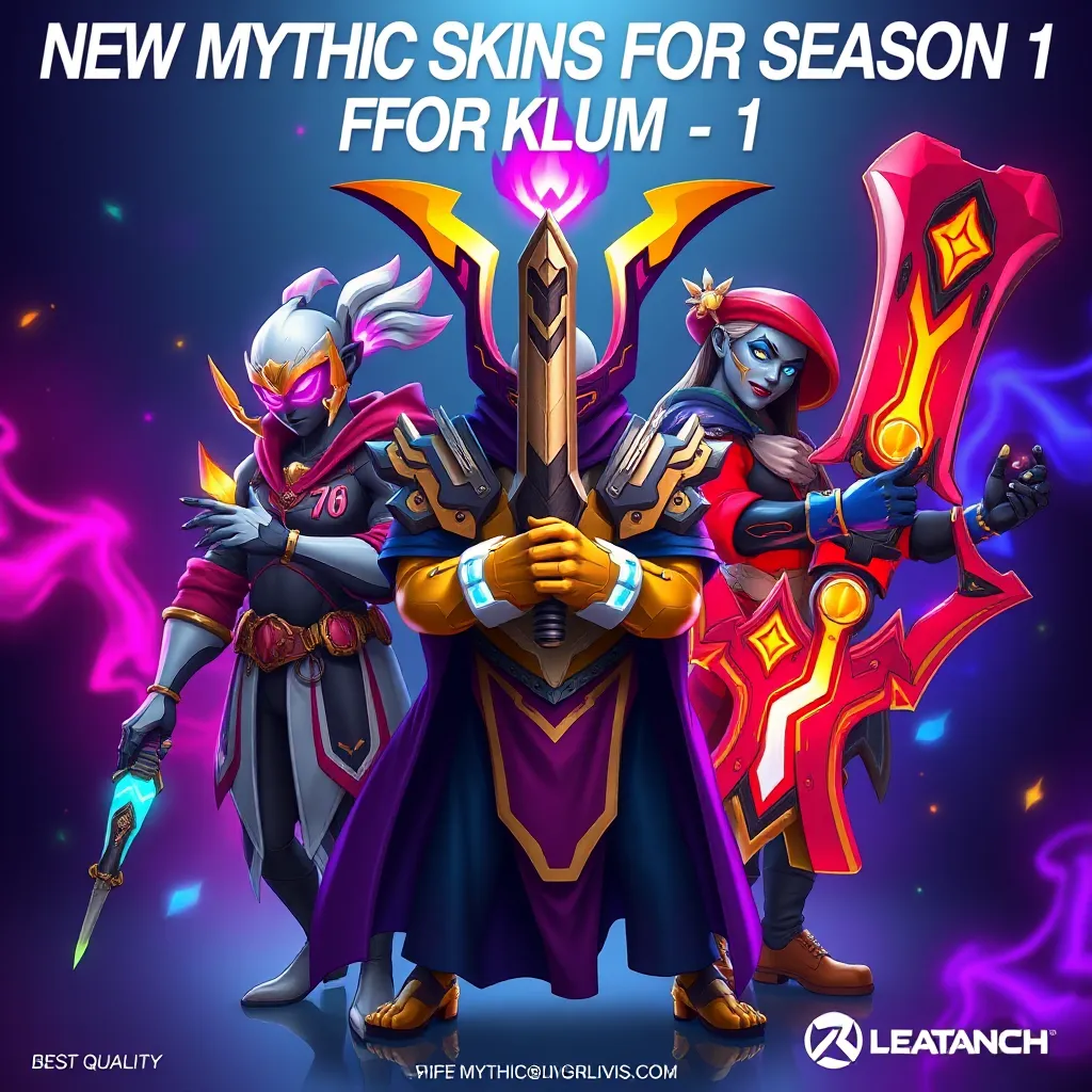 Exciting New Mythic Skins and Weapons for Season 1 : LevelUpTalk