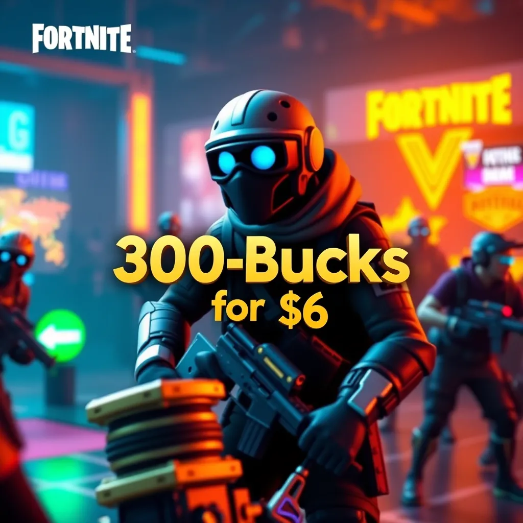New Rates: 300 V-Bucks for $6 in Gaming Market : LevelUpTalk