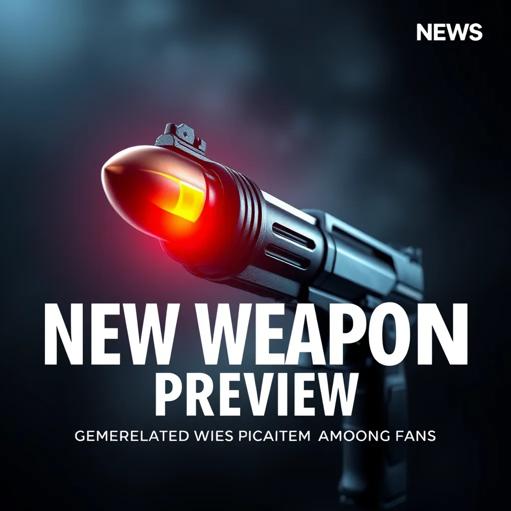 New Weapon Preview Generates Excitement Among Fans : LevelUpTalk