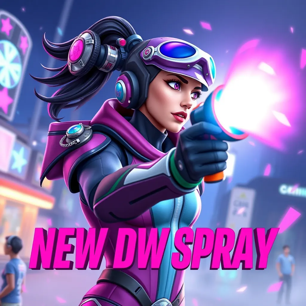Grab the New D.Va Spray Available Now in Shop! : LevelUpTalk